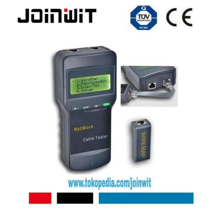 Jual Cable Tester SC8108 LCD CAT5 RJ45 Network LAN FIBER OPTIC FO ...