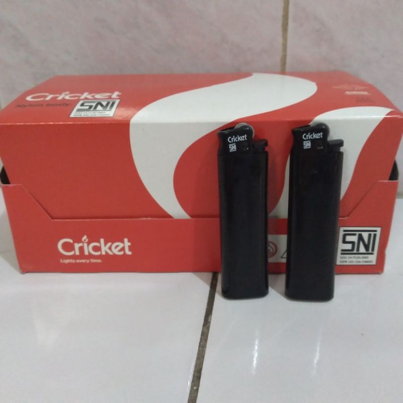 Jual Korek Api Cricket Hitam Polos | Shopee Indonesia