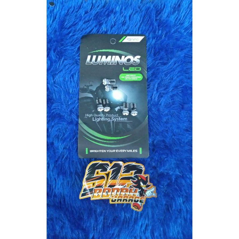 Jual LAMPU LED SPEEDOMETER MOTOR MOBIL T5 3 TITIK LUMINOS 9 NINE ASLI ...
