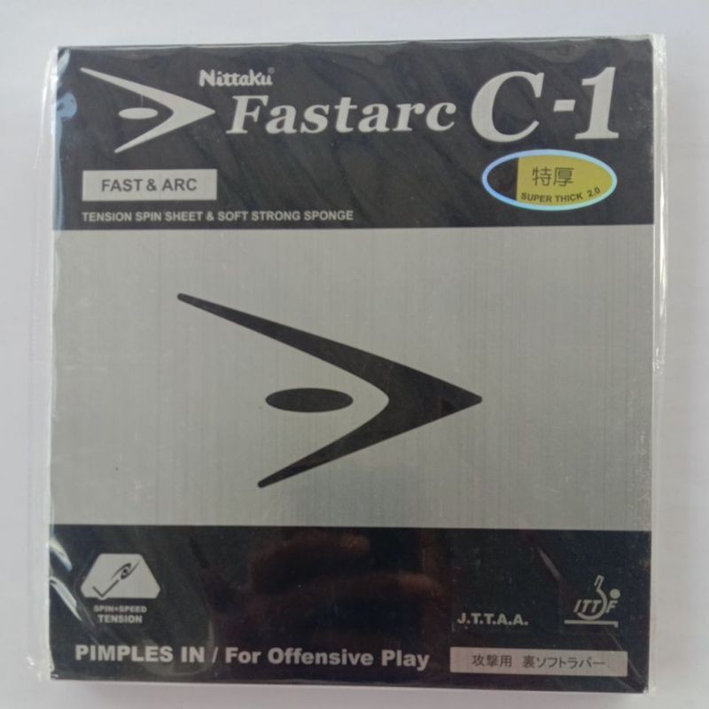 Jual Nittaku fastarc C1, spon 2.0 karet tenis meja | Shopee Indonesia