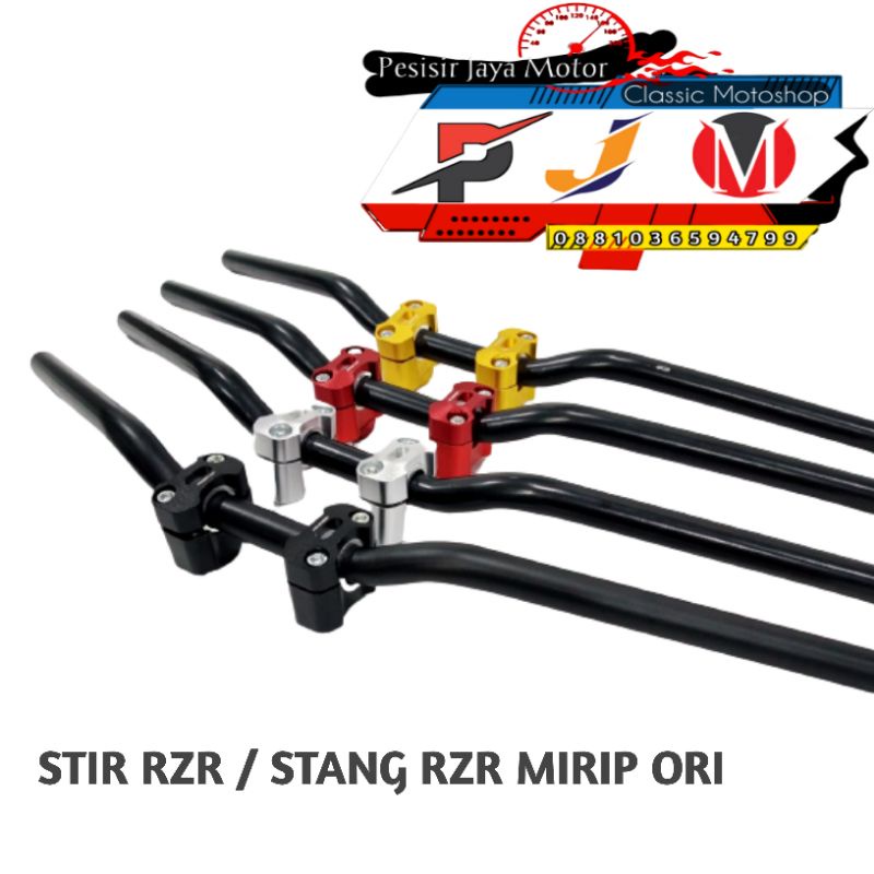 Jual STIR RZR STIR RZR / STANG SETIR RZR TEBAL MIRIP ORI HITAM PNP CB ...
