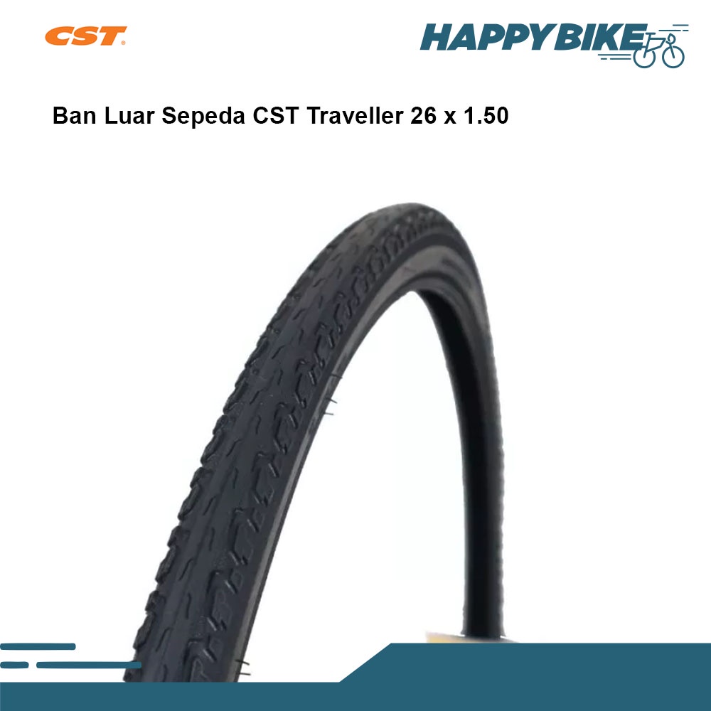 Jual CST Tire Ban Luar Sepeda MTB City Bike Traveller City 26 x 1.50 Nylon | Shopee Indonesia