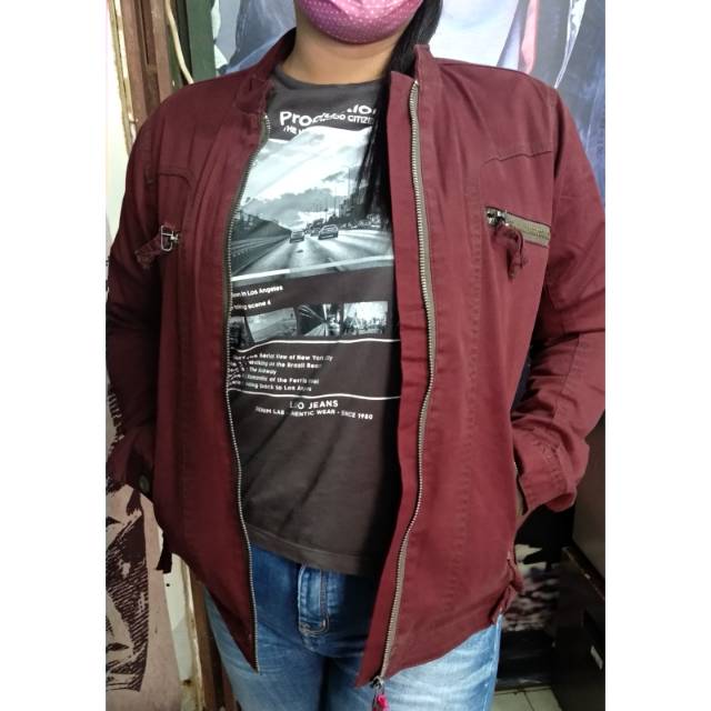 Jual Jaket Boomber Wanita CARDINAL GIRL | Shopee Indonesia