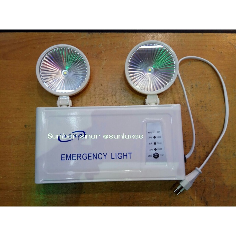 Jual lampu darurat emergency led mata kucing 2x1 watt | Shopee Indonesia