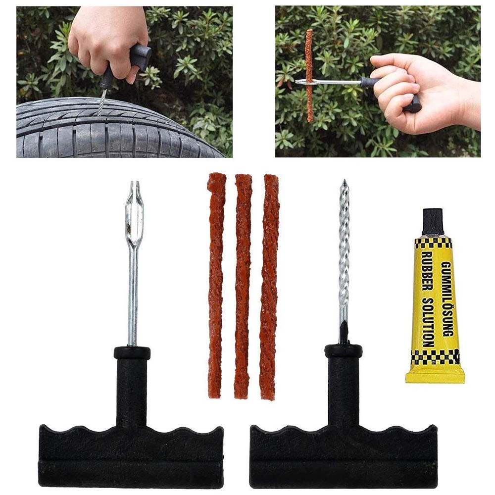 Jual Alat Tambal Ban Tire Repair 7pcs (1 Set) | Shopee Indonesia