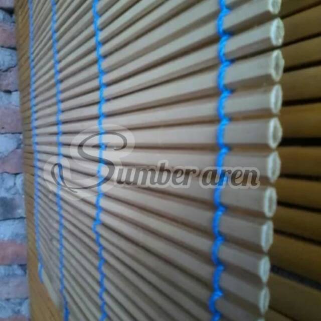 Jual Kerai Bambu Wide Tirai Bambu Kulit Aren 2X2 Meter | Shopee Indonesia