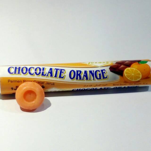 Jual Permen Bonbon TEXASS Rasa Chocolate Orange 42g | Shopee Indonesia