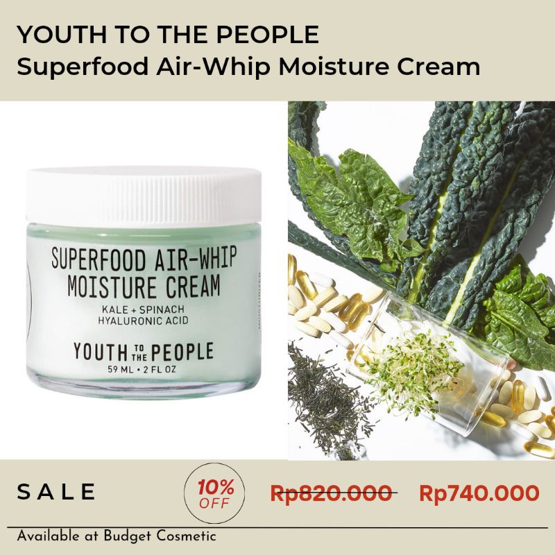 Jual moisturizer YTTP Y0UTH TO THE PEOPLE MOISTURE CREAM HYALURONIC ...