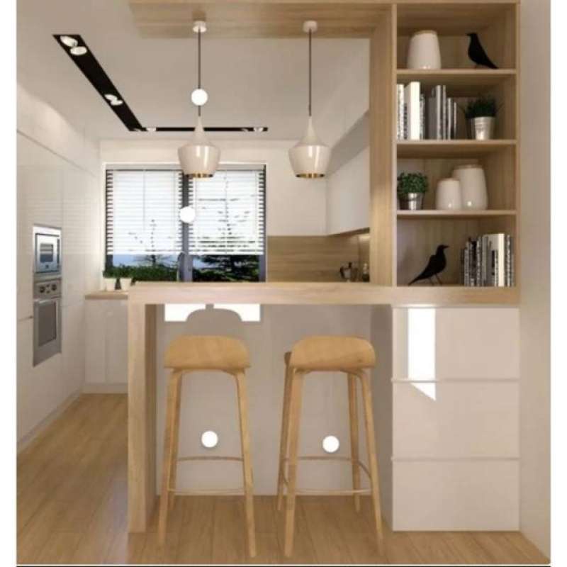 Jual Meja Bar Full Set Minimalis Modern - Sudah Dirakit Dan Bisa Custom ...