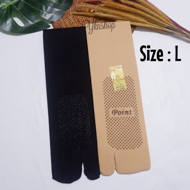Jual Kaos Kaki Jempol Bahan Stoking TIPIS Anti Slip ukuran Panjang ...