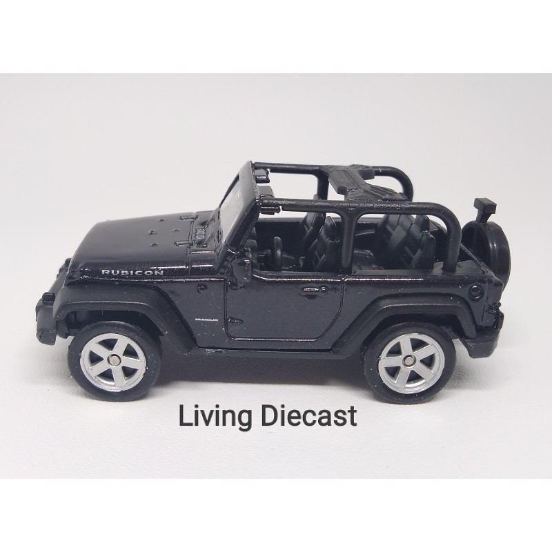 Jual Diecast/Miniatur Mobil-Rubicon top open skala 1:60 (Black color ...