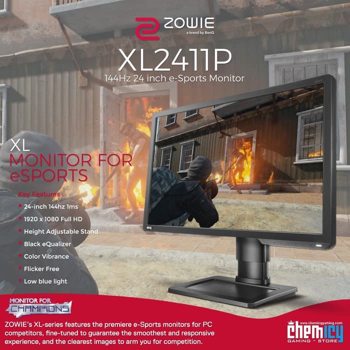 Jual Benq Zowie XL2411p 24 inch 144hz Full HD esports Gaming Monitor ...