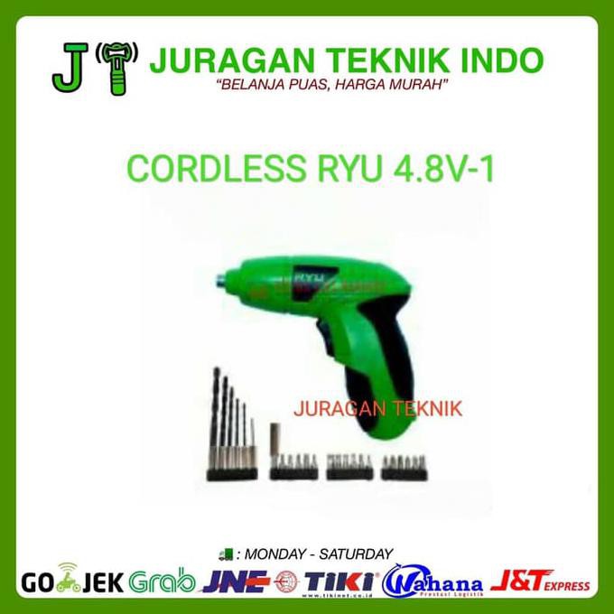 Jual Tekiro Ryu Usb Screwdriver Cordless - Obeng Listrik Rcd 4.8V-1 ...