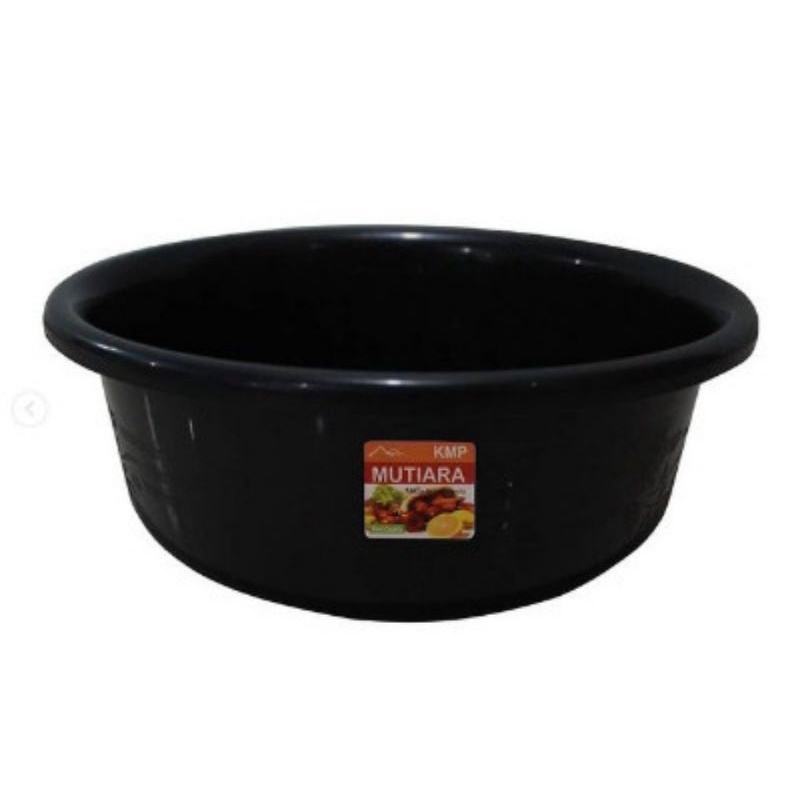 Jual 12 PCS baskom hitam kmp plastik / baskom hajatan basin murah ...
