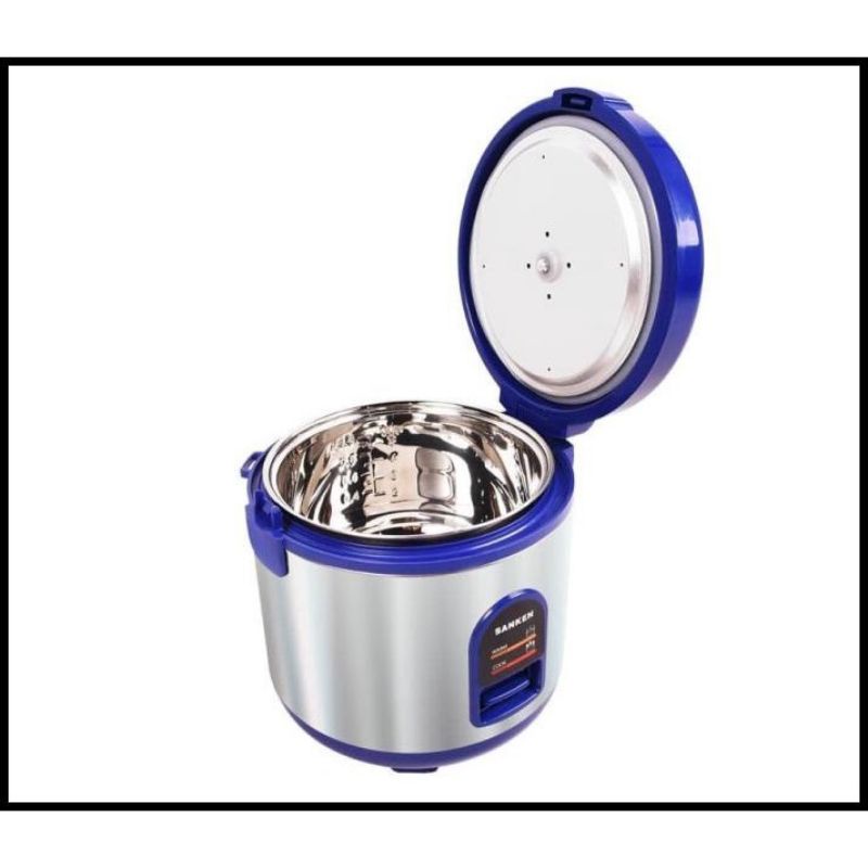 Jual Magic Com Sanken 1 Liter Stainless Steel Luar Dalam | Shopee Indonesia