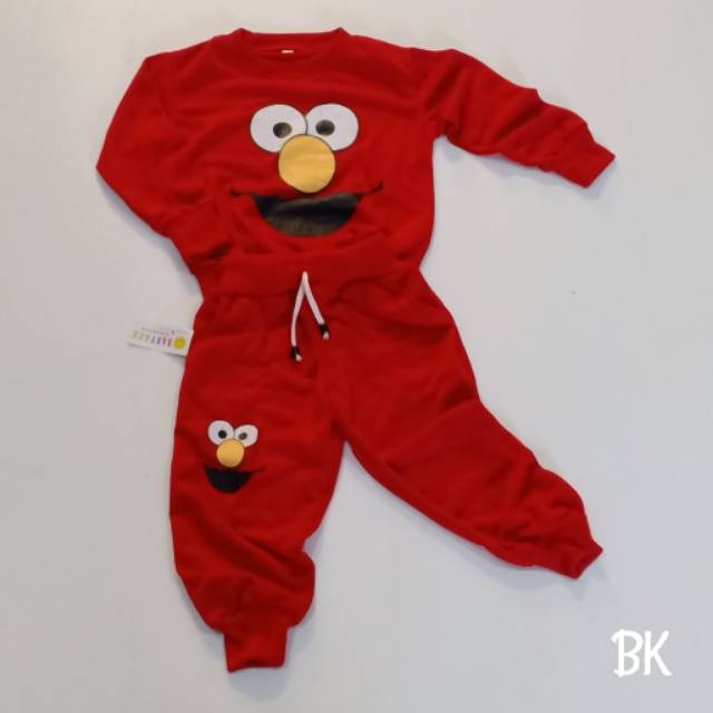 Jual Setelan ELMO merah (1-6th) | Shopee Indonesia