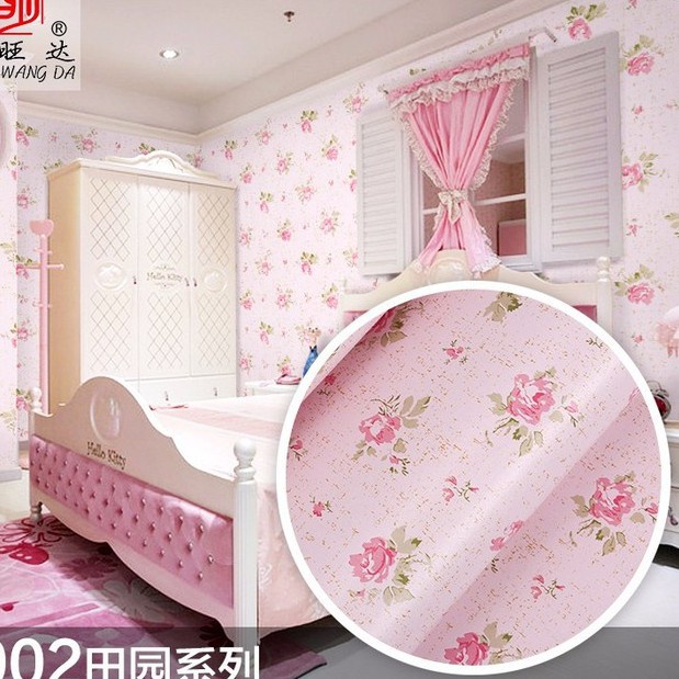 Jual Wallpaper Stiker Dinding Bunga Kecil Pink Shabby WPS 076 Wallpaper ...