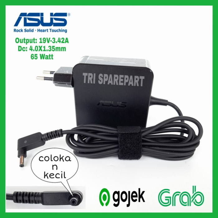 Jual Adaptor Charger Casan original laptop asus A409 A409F A409FJ 19V 3.42A | Shopee Indonesia