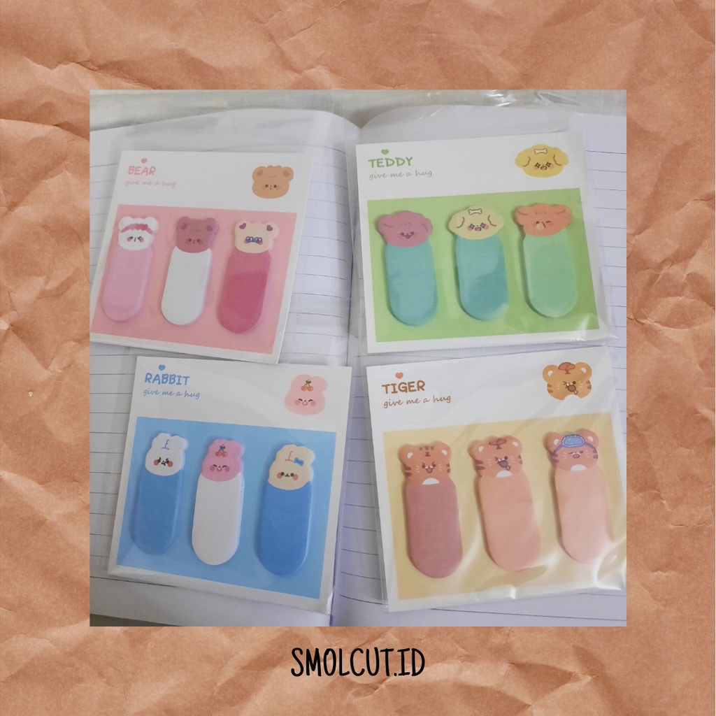 Jual Sticky Notes Animal / Pembatas buku post it bergambar | Shopee ...