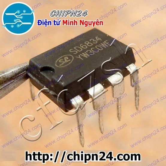 Jual SD6834 SD 6834 IC Konverter AC DC Dip-8 PWM Controller SMPS | Shopee Indonesia