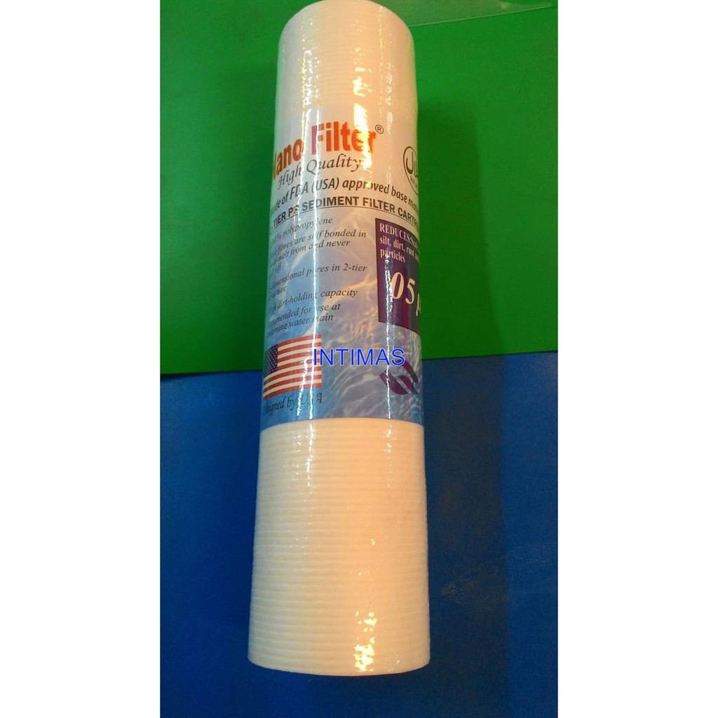 Jual Nano Filter ( 5 Micron ) - PP Sedimen - Filter Air FREE ONGKIR ...