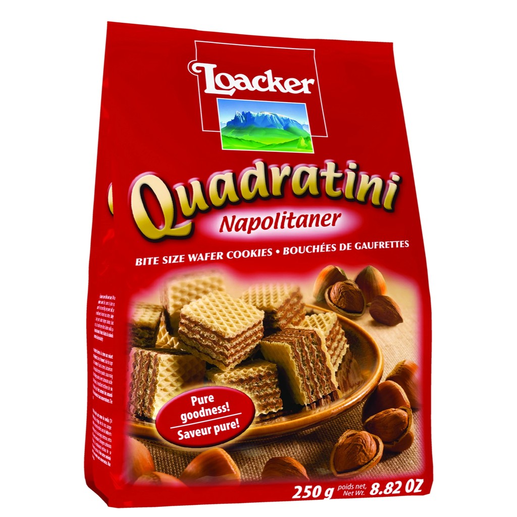 Jual LOACKER QUADRATINI NAPOLITANER 250GR | Shopee Indonesia