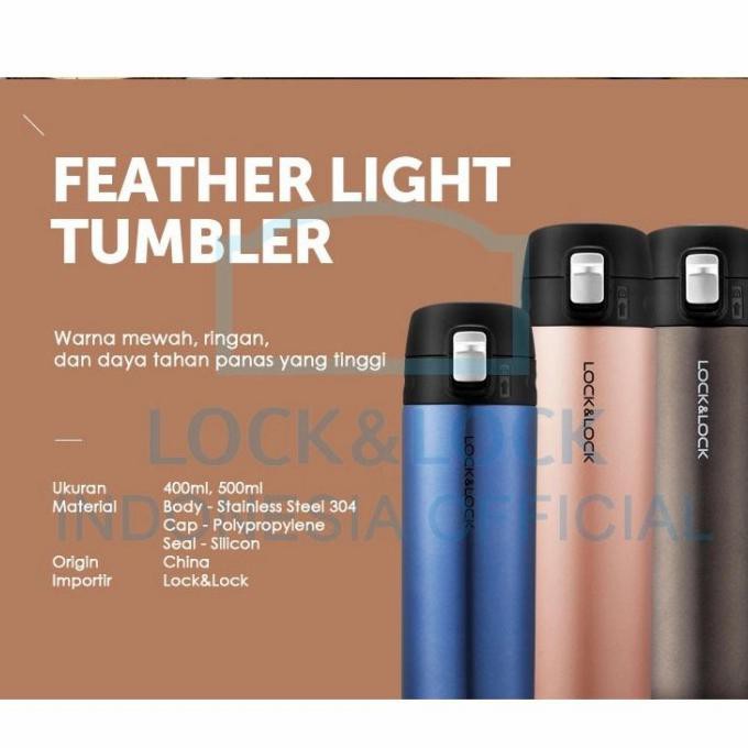 Jual Locknlock Lock&Lock Termos Air Minum Feather Light Vacuum 500Ml ...