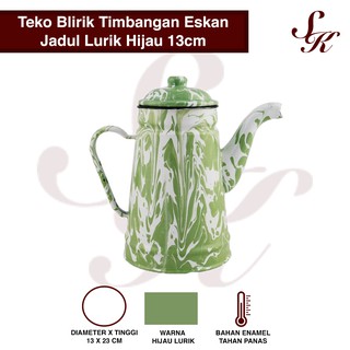 Jual Teko Eskan Uk13 Mug Burik Blirik TIMBANGAN / Teko Mug Enamel ...