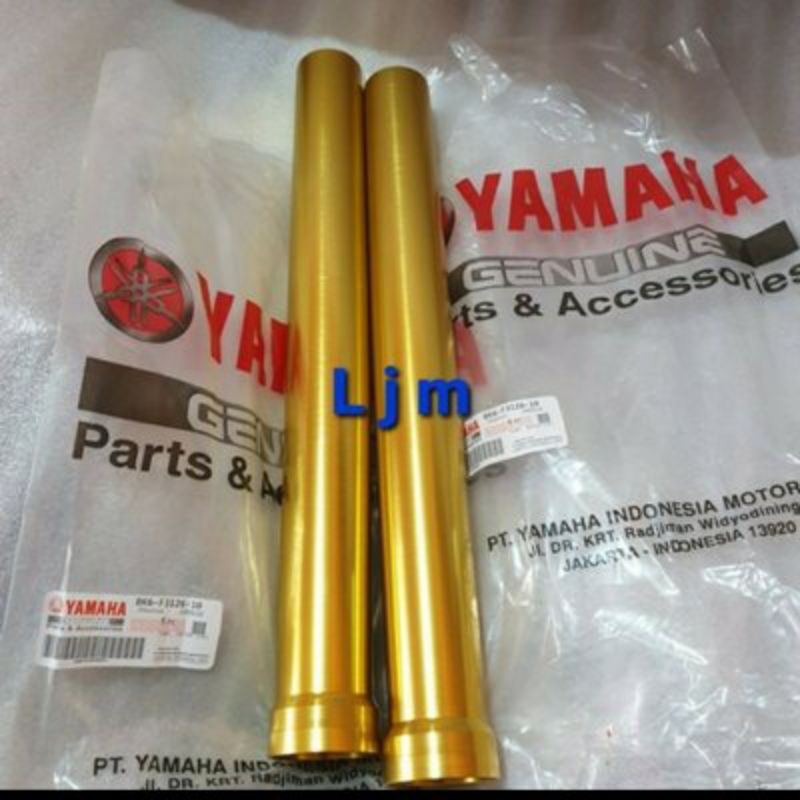 Jual Tabung Shock USD Upside Down New R15 V3 VVA Gold Original yamaha | Shopee Indonesia