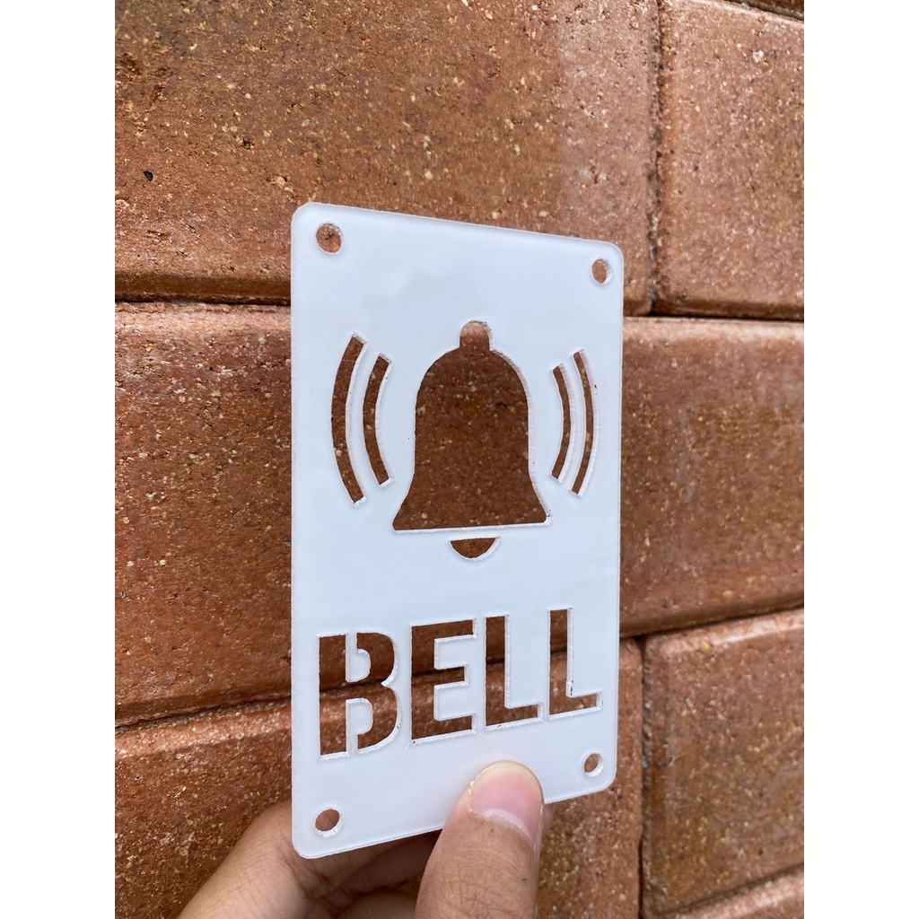 Jual Signage Bell | Bell Akrilik | Papan Penunjuk Bell | Laser Cut ...
