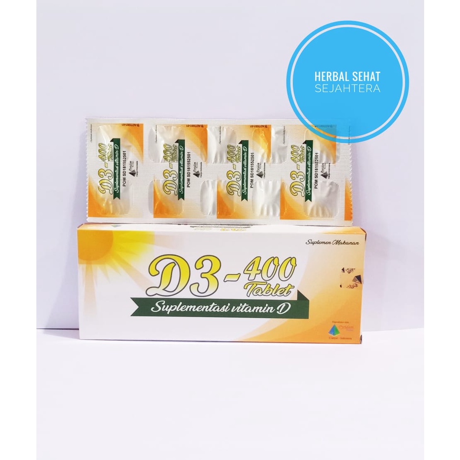 Jual D3-400 TABLET D3 400 Tablet / Vitamin dan SUplemen - Pyridam ...
