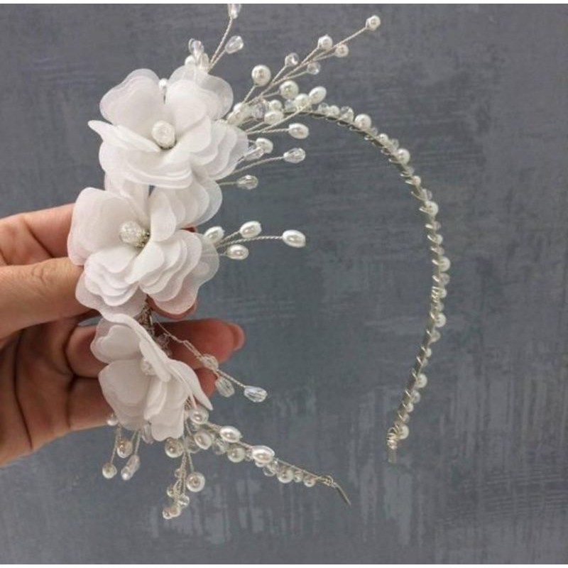 Jual Bando bunga cristal premium BND PTH | Shopee Indonesia