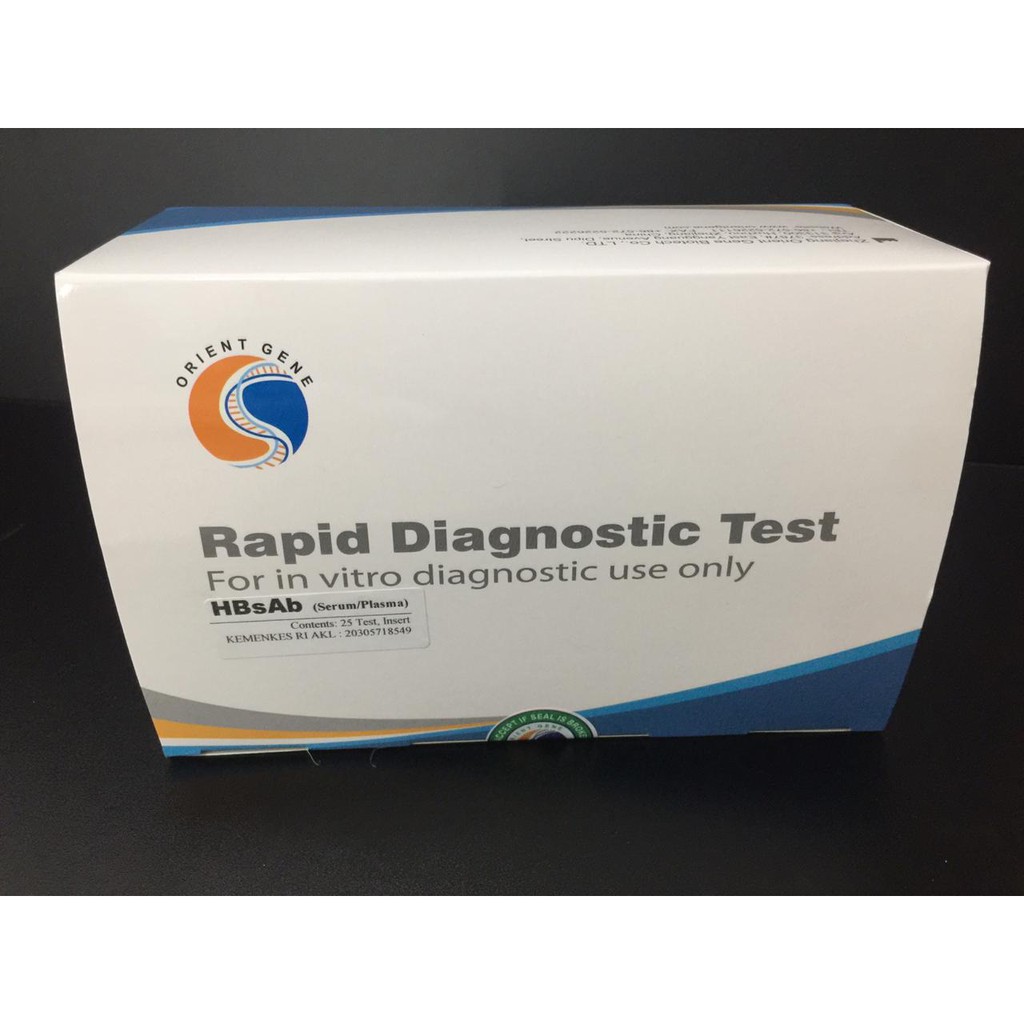 Jual HbsAb Device / Card Orient Gene Isi 25 test | Shopee Indonesia