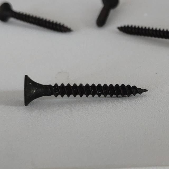 Jual Sekrup gypsum wood drywall 3cm 1 1/4" baut ulir paku ulir | Shopee ...