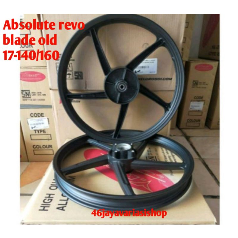 Jual VELG RACING PELEK RACING REVO110 REVO ABS BLADE LAMA 100%ORIGINAL ...