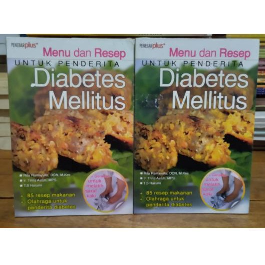 Jual Buku Menu dan Resep Untuk Penderita Diabetes Melitus + 85 Resep ...