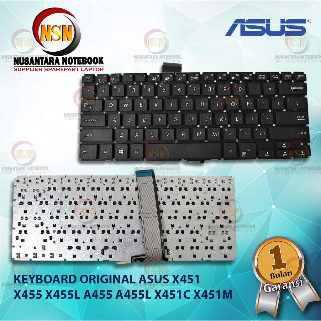 Jual Keyboard Original Asus X451 X451L X455 X455L A455 A455L X451C ...