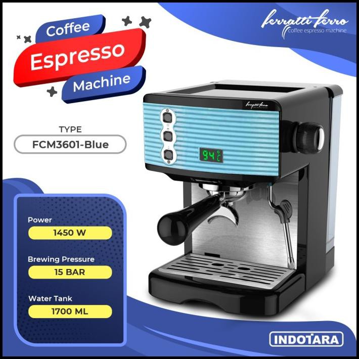 Jual Ferratti Ferro Espresso Machine Fcm3601 | Shopee Indonesia