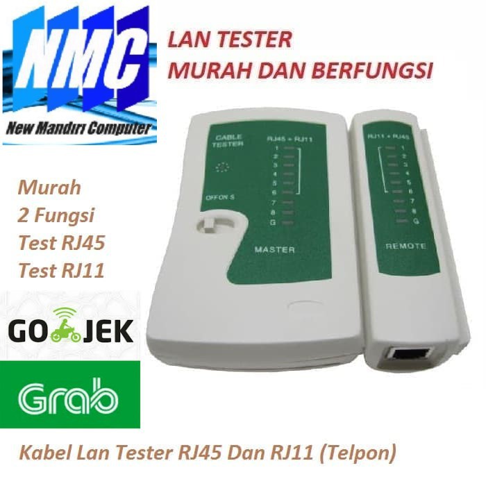 Jual LAN Tester / Alat Tes Kabel Network / RJ45 TESTER | Shopee Indonesia