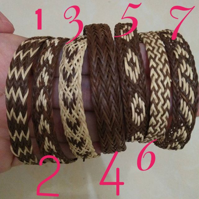 Jual Gelang Tangan Simpai Resam Khas Etnik Dayak Kalimantan BUY 4 FREE ...