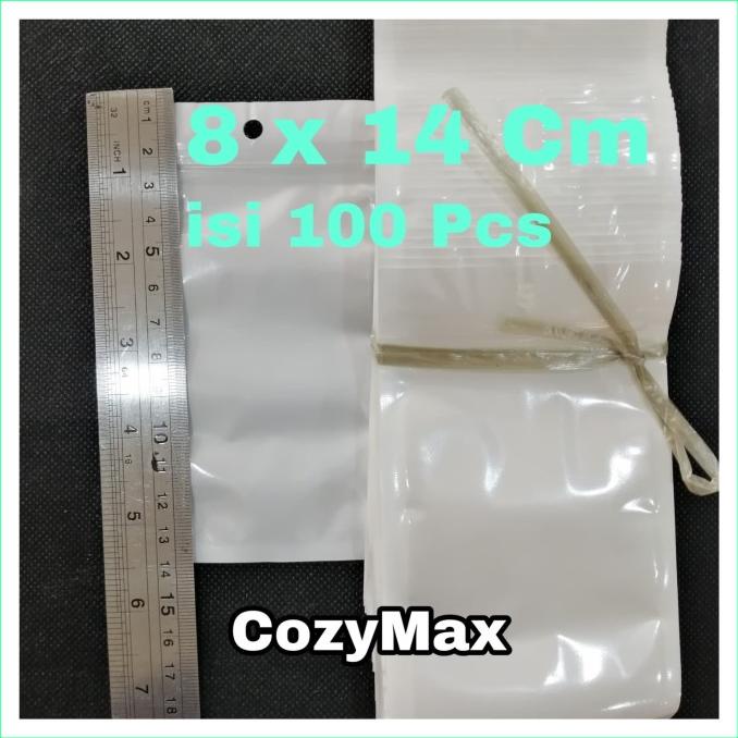 Jual PLASTIK KLIP AKSESORIS / ZIPLOCK ZIPPER / ZIP LOCK KEMASAN 8X14 CM ...