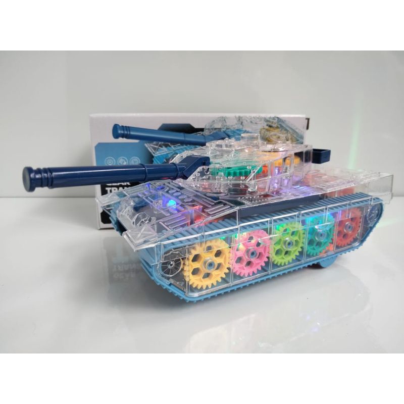 Jual GEAR TRANSPARENT TANK Mainan Mobil Tank Tentara Transparan BRO ...