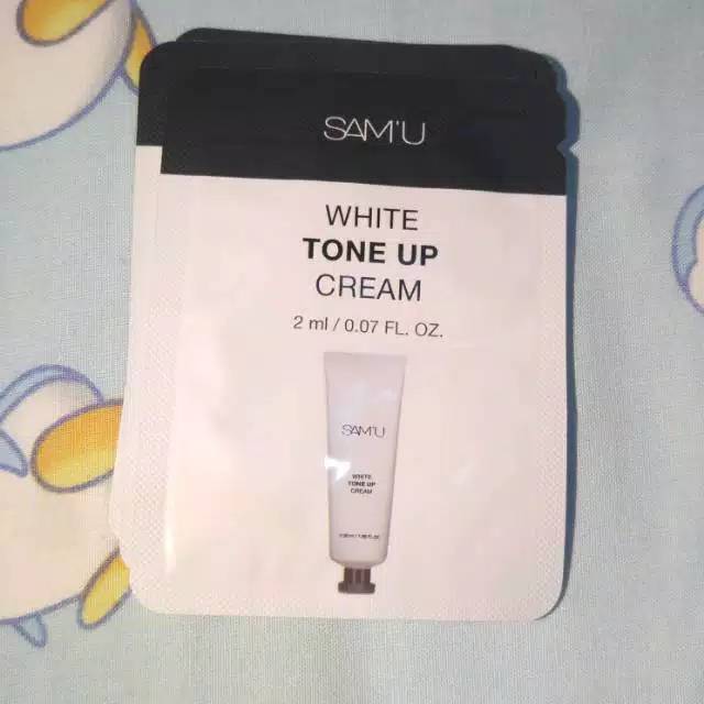 Jual SAM'U SAMU white tone up cream sample | Shopee Indonesia