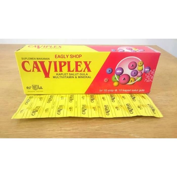 Jual CAVIPLEX TABLET - MULTIVITAMIN | Shopee Indonesia