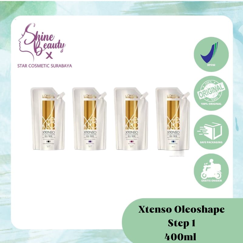 Jual L'oreal Smoothing Step1 / Loreal Xtenso Oleoshape Smoothing Cream ...