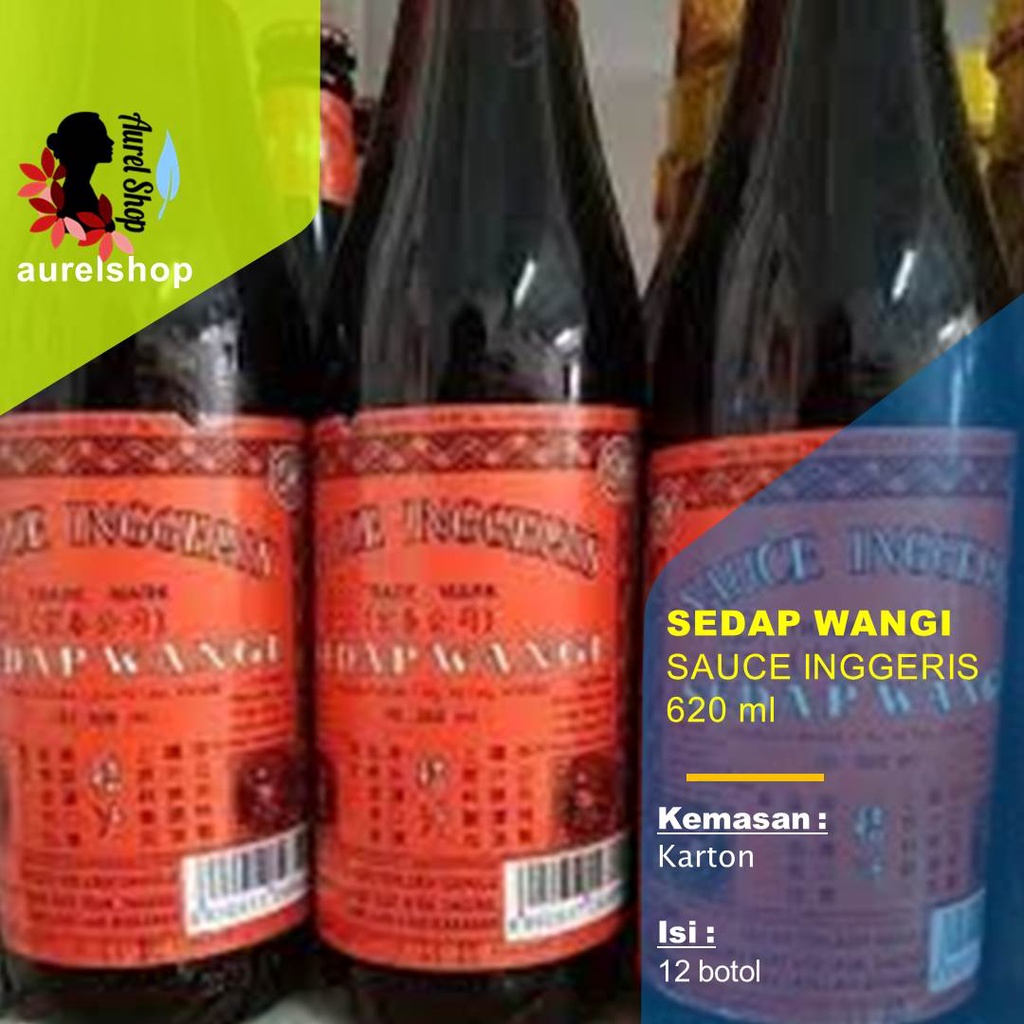 Jual SEDAP WANGI Saus Inggris Sauce Inggeris 620 ml kemasan KARTON 12 ...