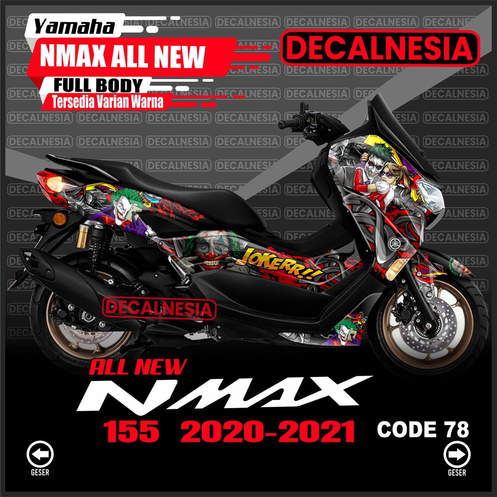 Jual Stiker Decal Nmax New 2021 2022 2023 2024 Full Body Motor Yamaha ...