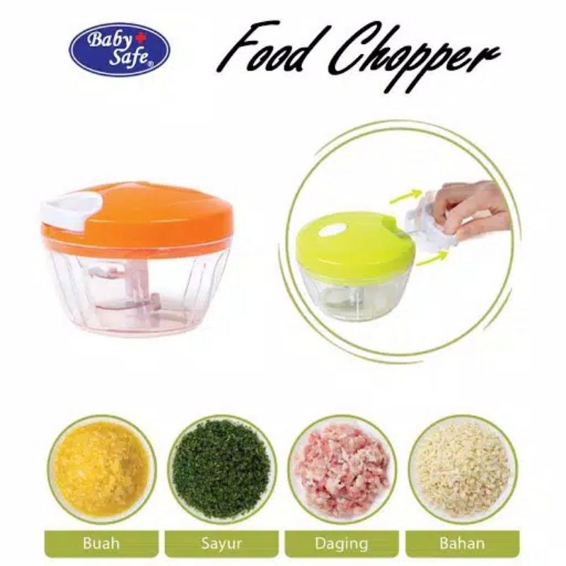Jual Baby Safe CP001 Food Chopper Penghalus Makanan Tanpa Listrik ...