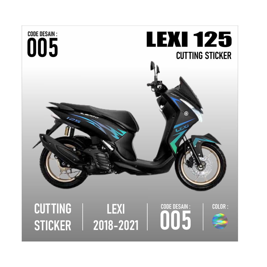 Jual Sticker lexi Cutting Stiker Yamaha Lexi 125 - Sticker Cutting ...