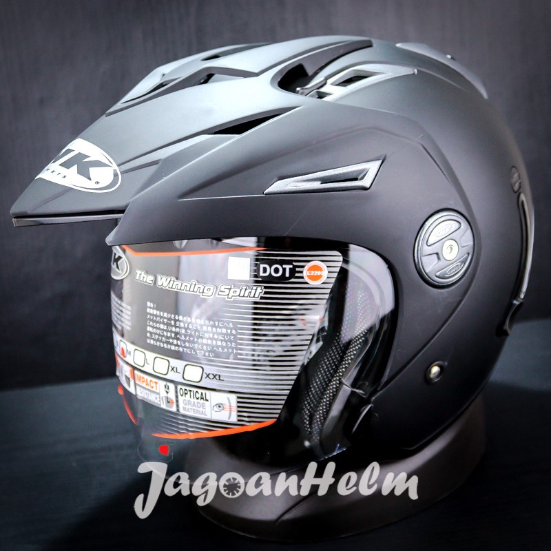 Jual INK Helm T-1 R SOLID | BLACK DOFF | T1 Original INK | Shopee Indonesia